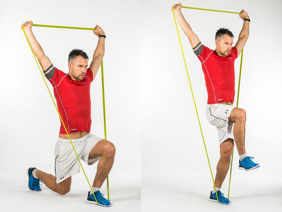 Lunge Leg Raises Overhead Band – GT Strefa Trenera